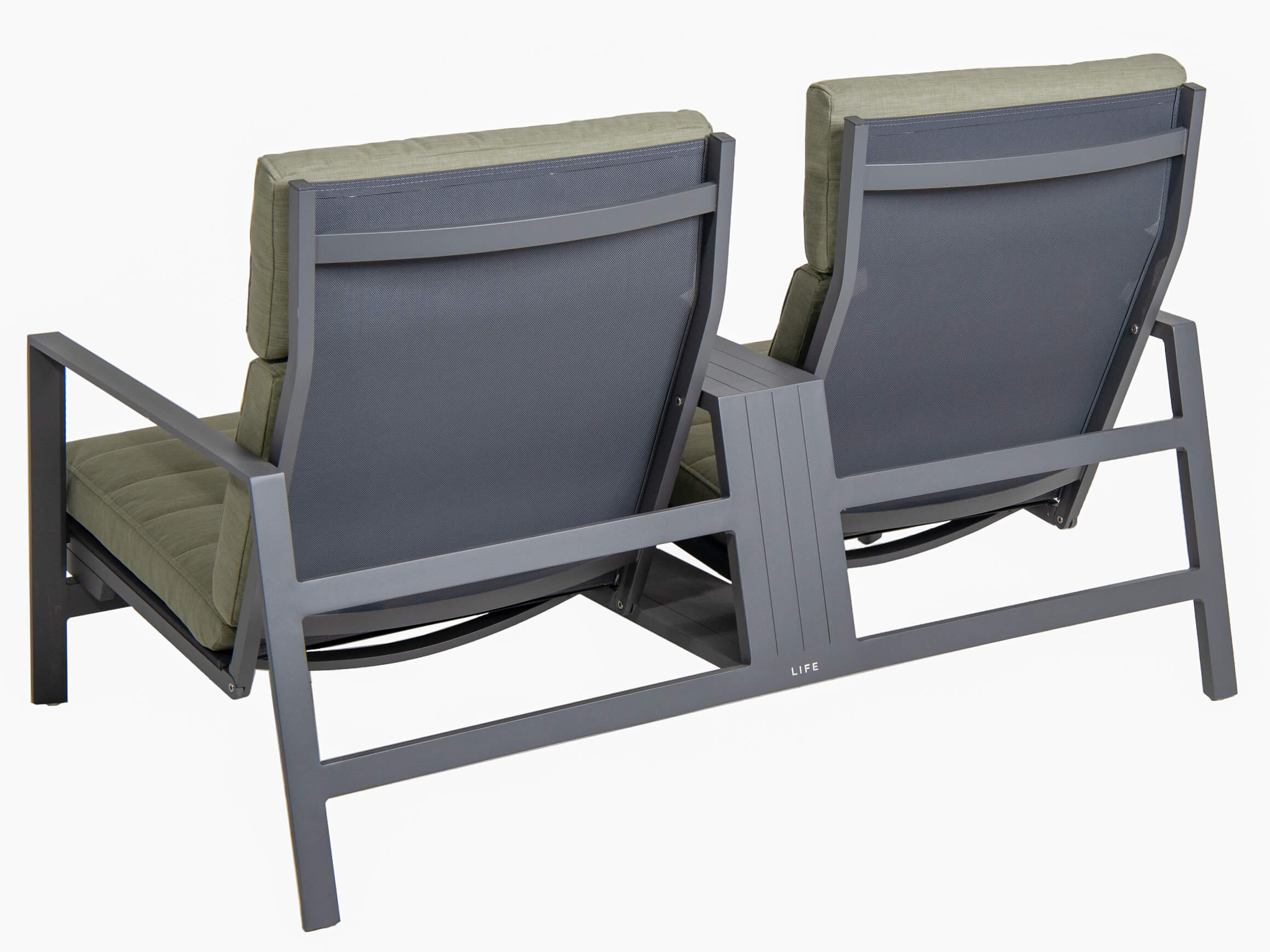 Gartensessel Bondi Life / Farbe: Olivgrün / Bezugsmaterial: Soltex