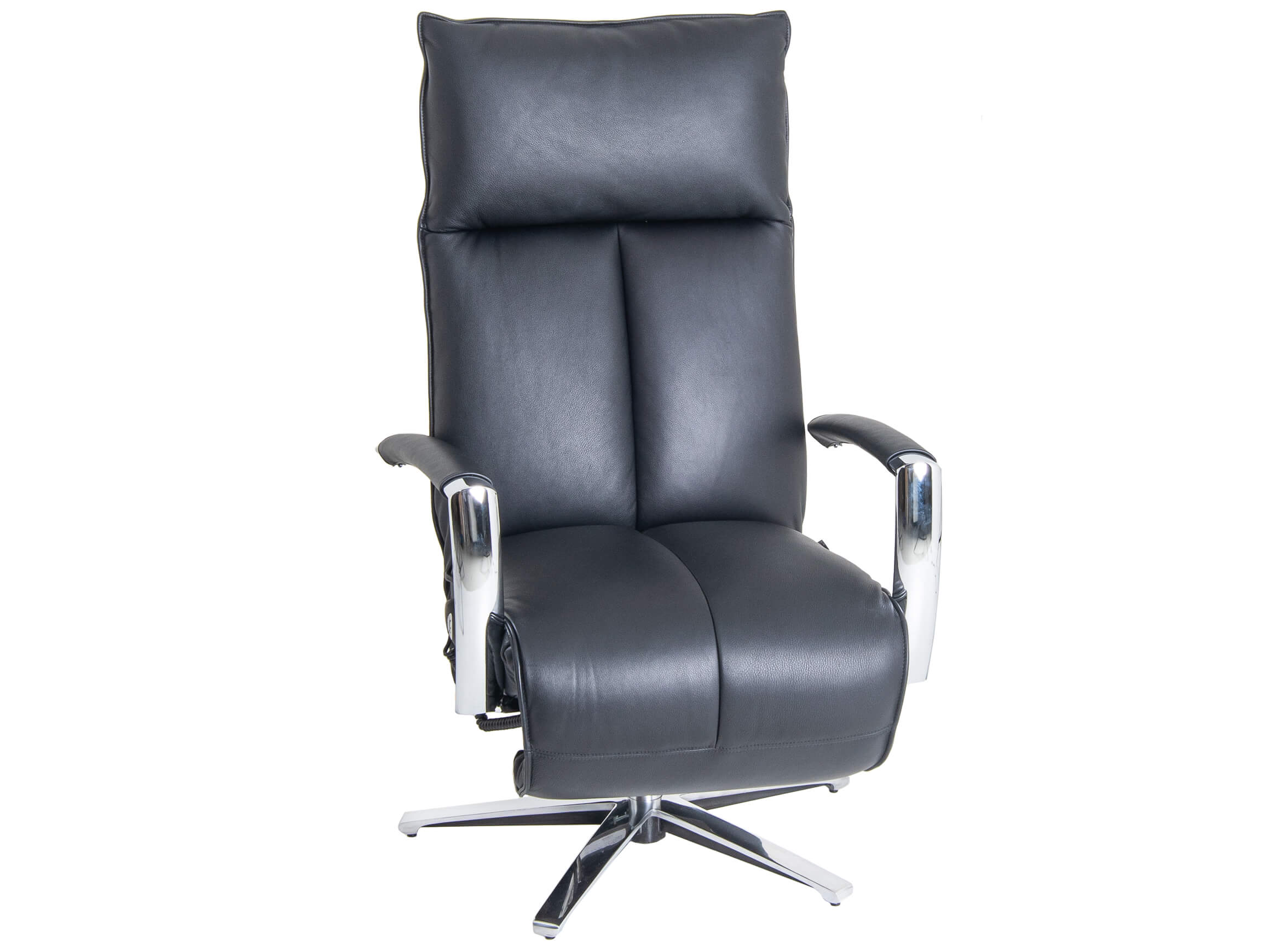 Relaxer Colin Strässle / Colour: Black / Cover material: Leather