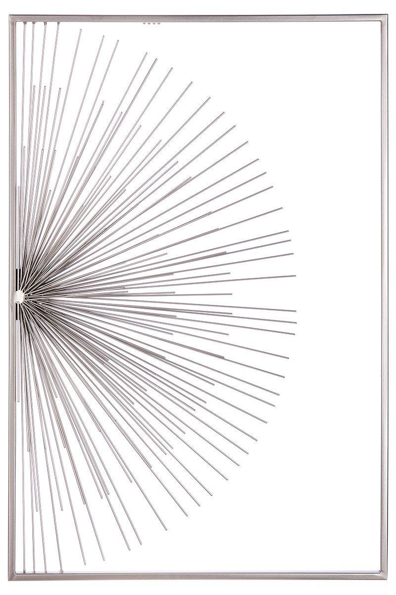 Tableau Brillare, métal, Champangner H : 60 cm Gilde