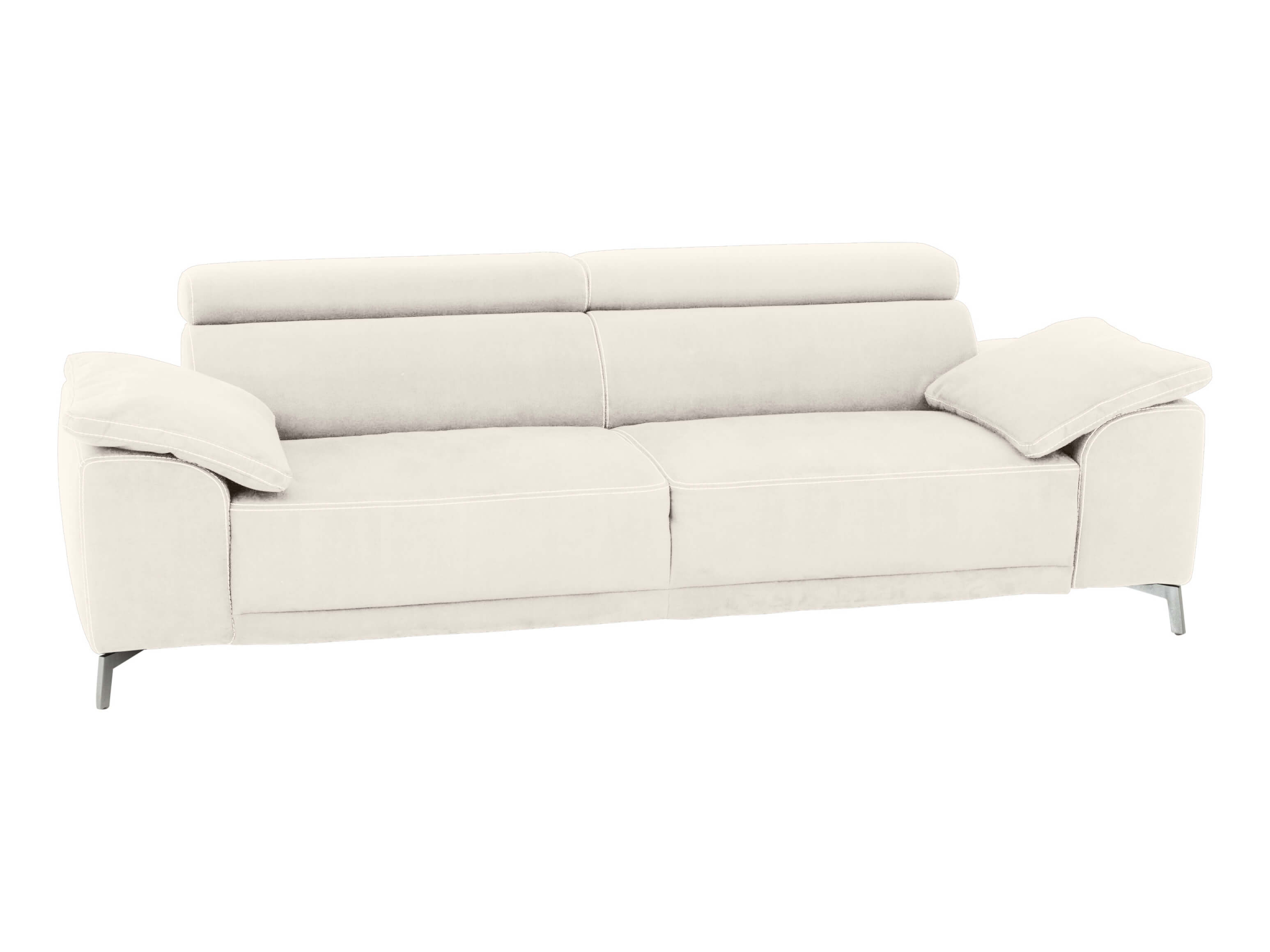 Sofa Lucio Basic B: 242 cm Candy / Farbe: Nature / Material: Stoff Basic