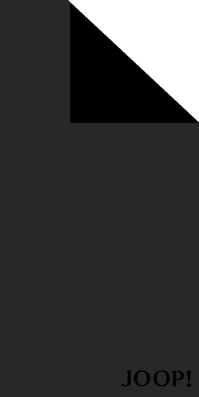 Doubleface towel, 50 x 100 cm from Joop / colour: basalt