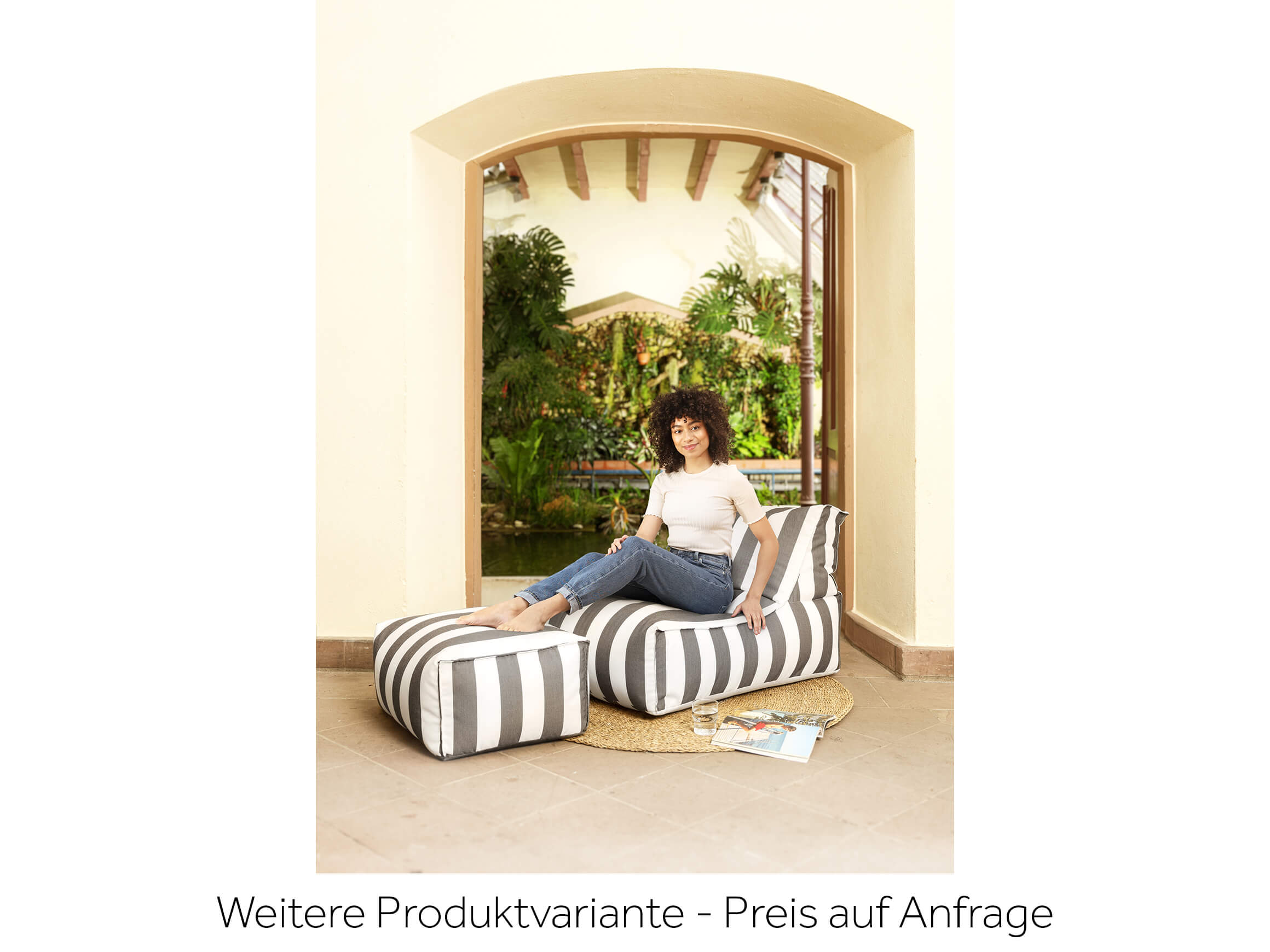 Outdoor-Sitzsack Salsa Scuba Magma