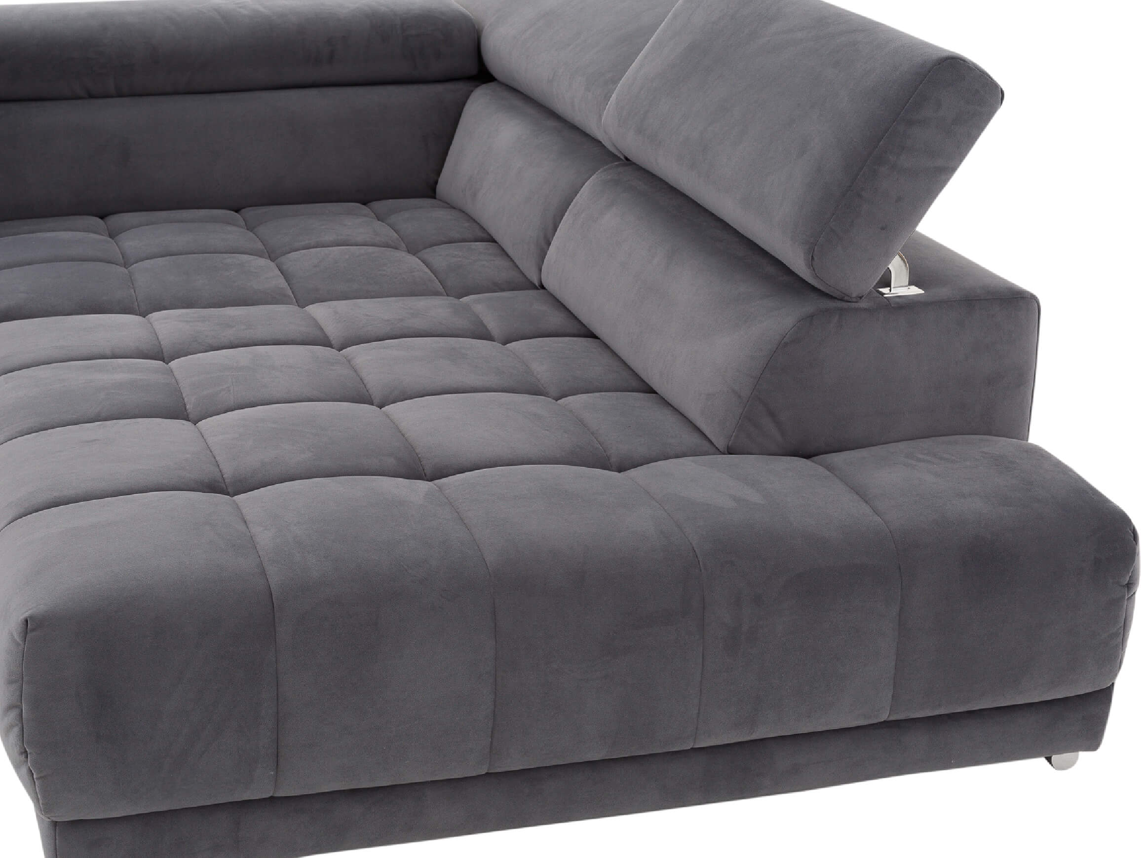 Selinda Polipol corner sofa/ Colour: Denim / Dimensions (WxD) : 323x222 cm