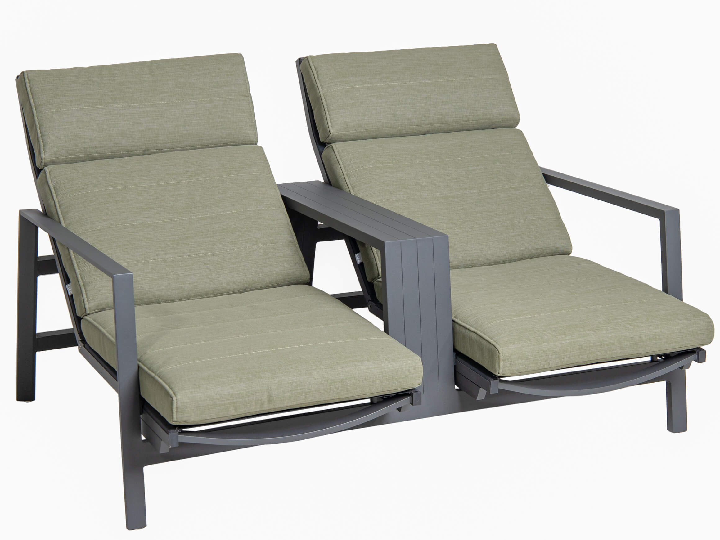 Gartensessel Bondi Life / Farbe: Olivgrün / Bezugsmaterial: Soltex