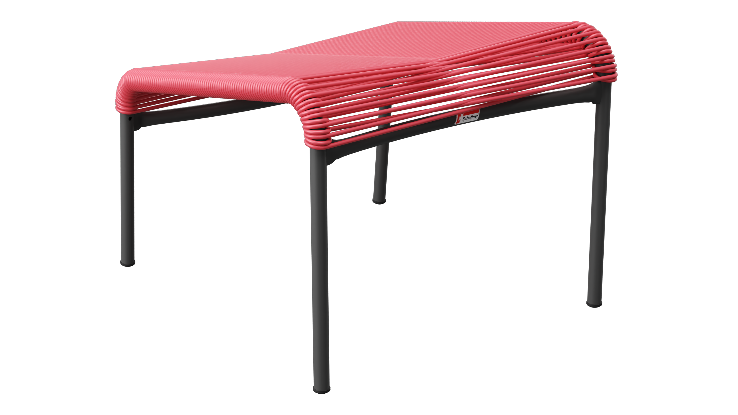 Schaffner Spaghetti Footstool Säntis / Colour: Maple Red