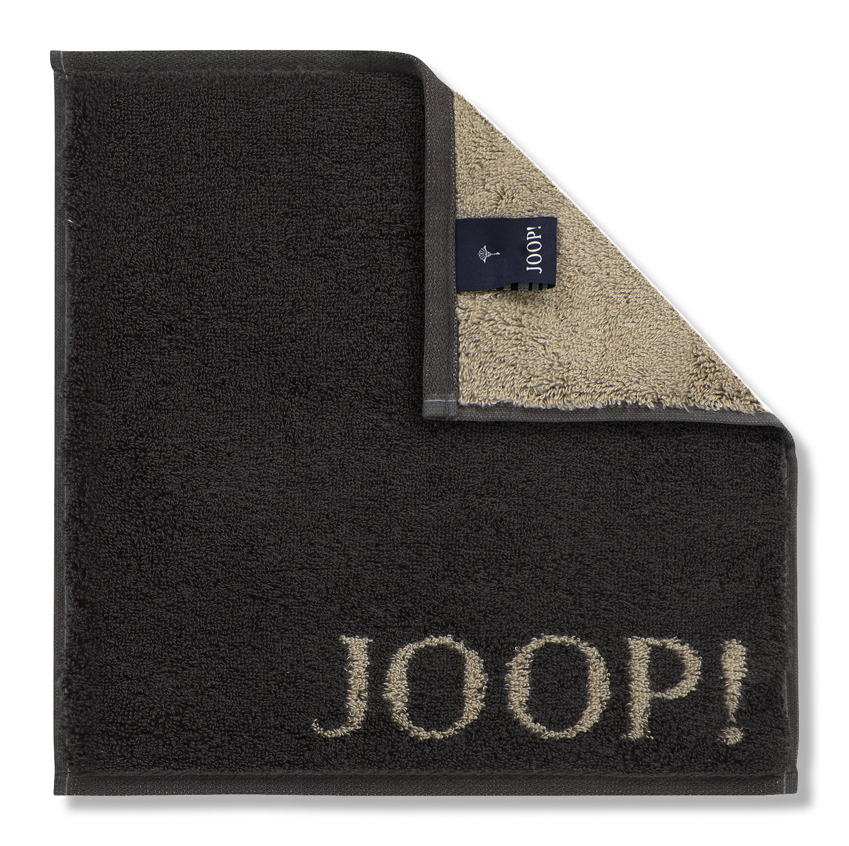 Serviette de toilette Doubleface, 30 x 30 cm de Joop / Couleur : Ardoise