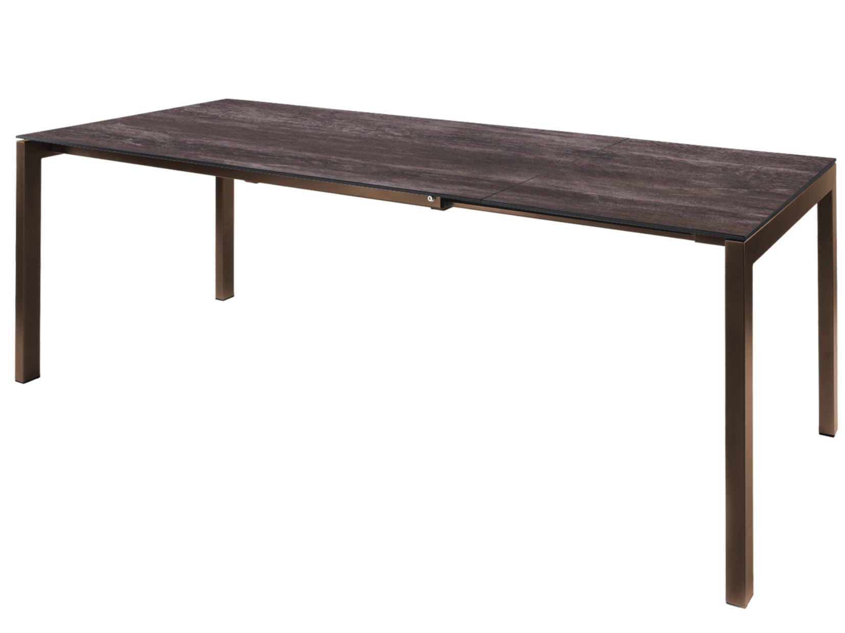 Extendable table Lucerne Deco Schaffner / Colour: Stromboli dark