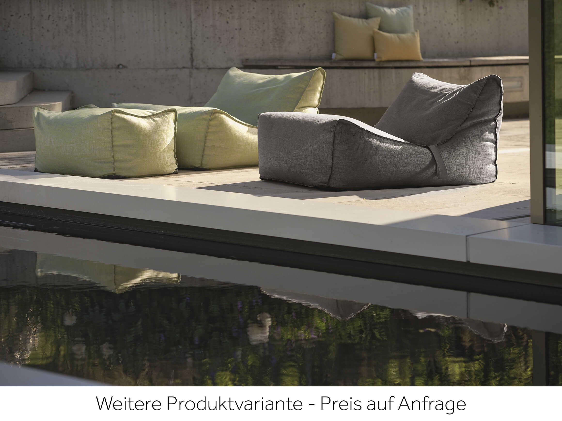 Gartensessel Anny Angelique von Stern Grün, Polyacryl, Geflecht, b 110 cm t