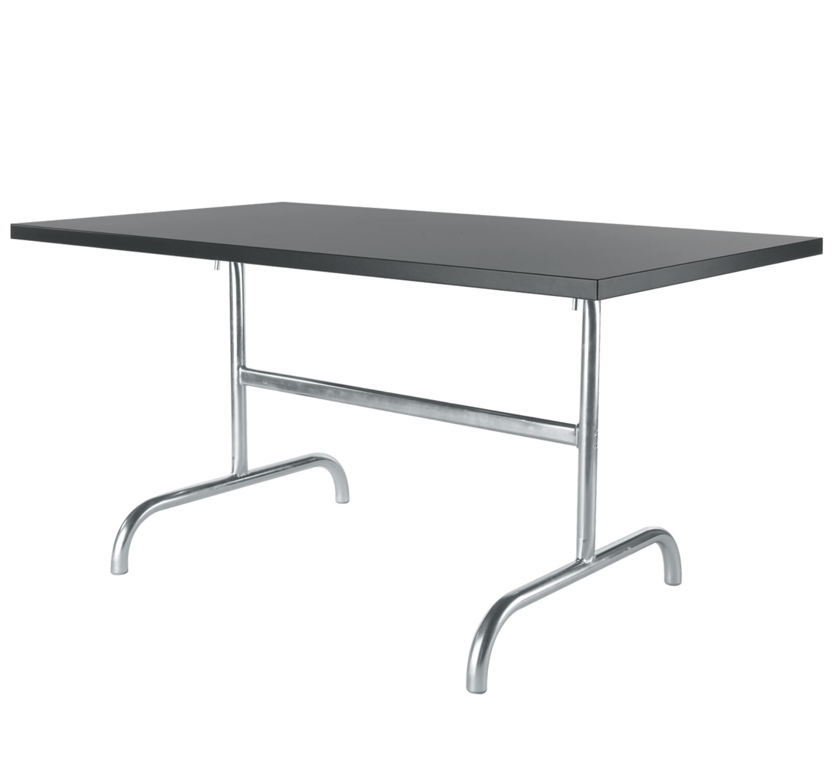 Säntis metal table Schaffner / colour: graphite