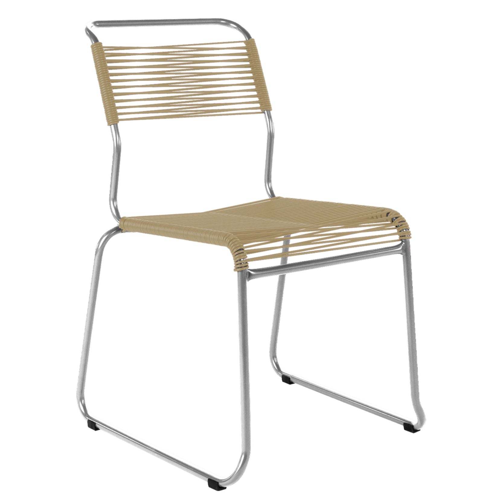 Gartenstuhl Sinu, Leisuretx Taupe, Edelstahl, b 54,5 cm