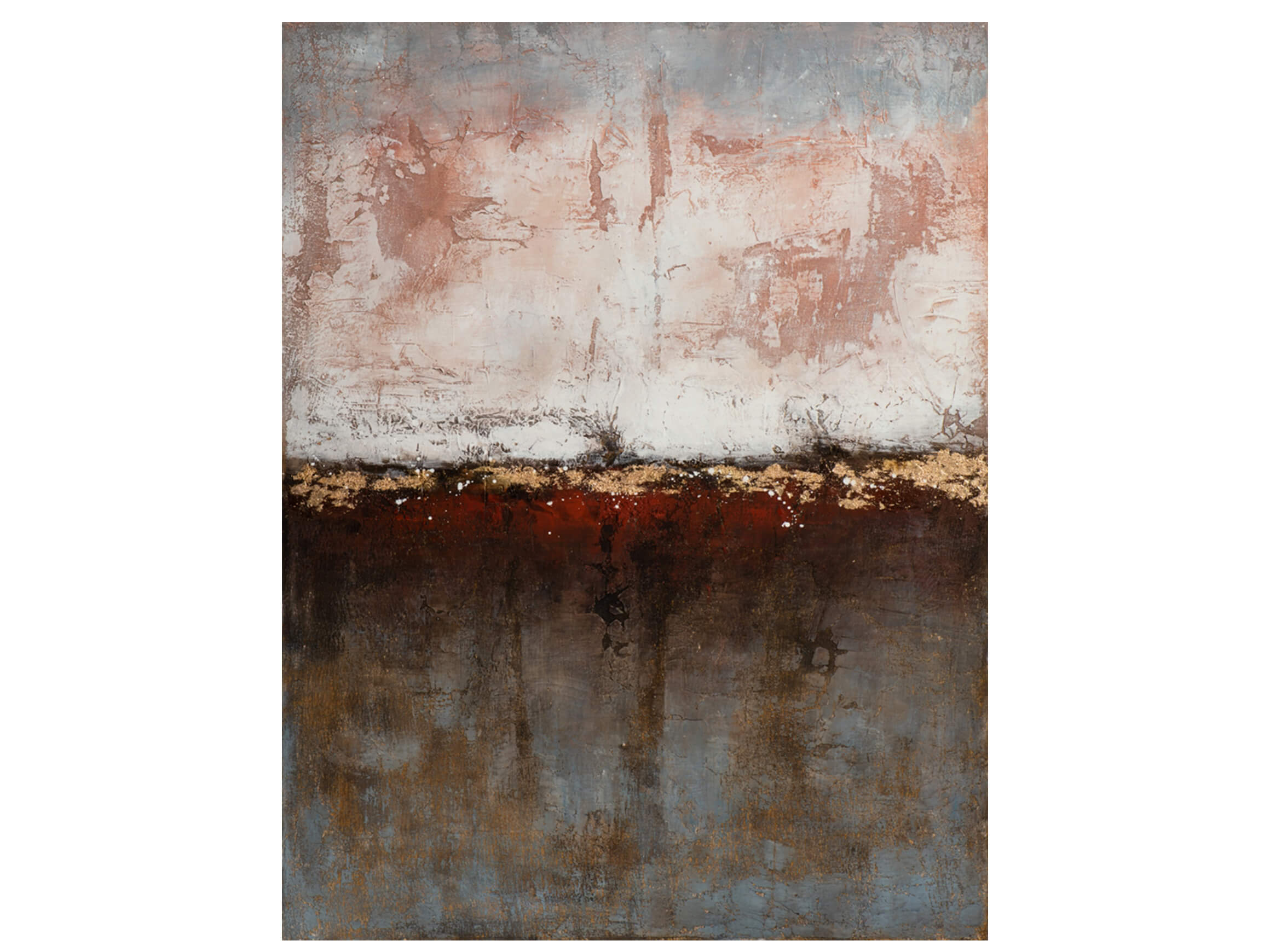 Bild Abstrakt in Rot und Beige image LAND