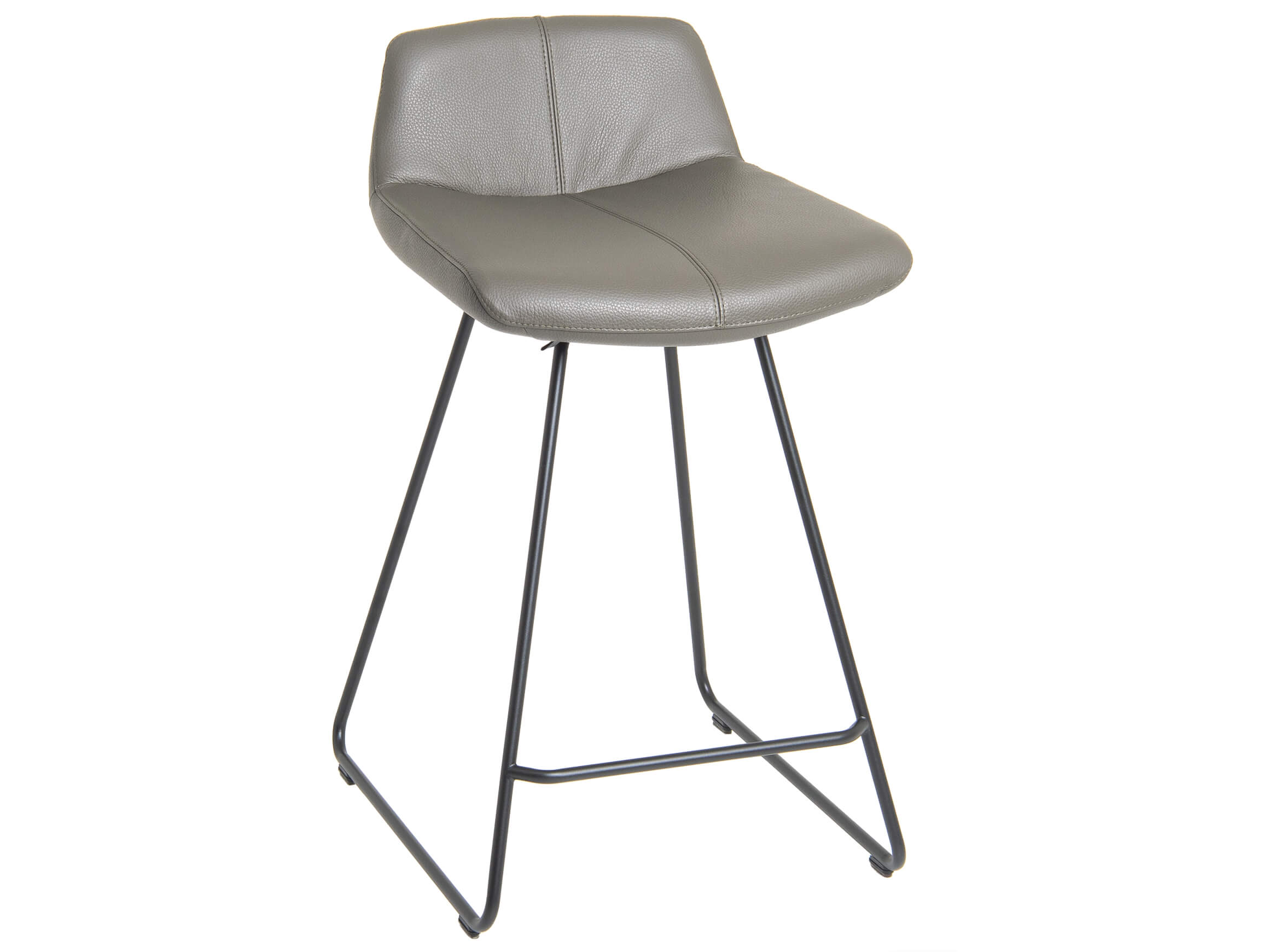 Barhocker Caron Leolux / Farbe: Avocado / Bezugsmaterial: Stoff