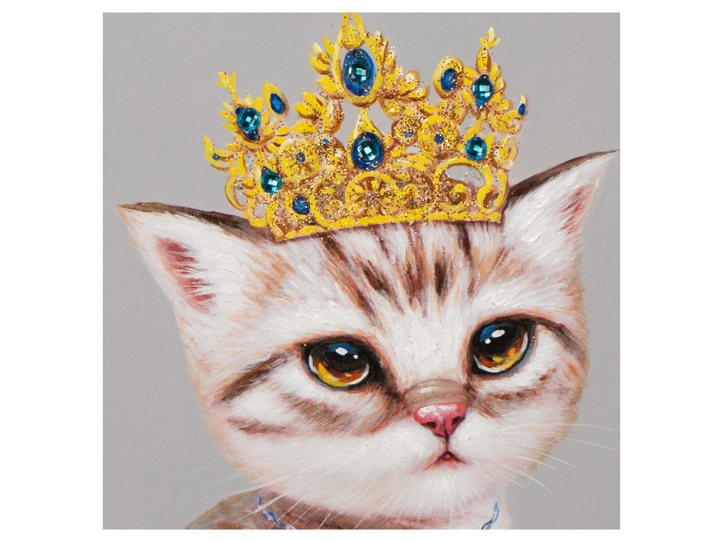 Bild Kätzchen mit Krone image LAND