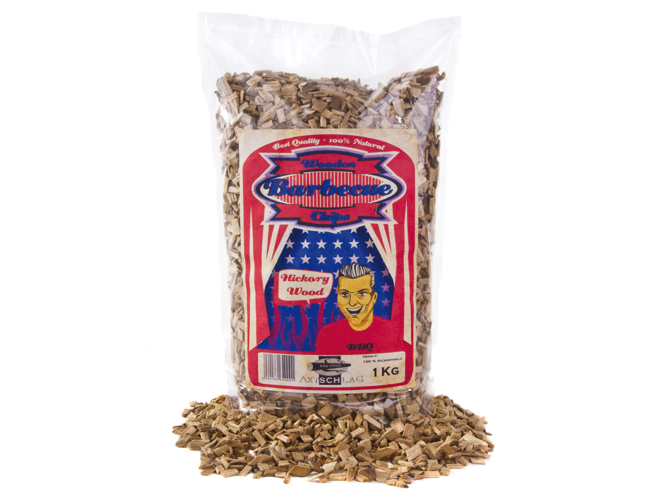 Smoking chips Hickory 1 kg Blaser und Trösch